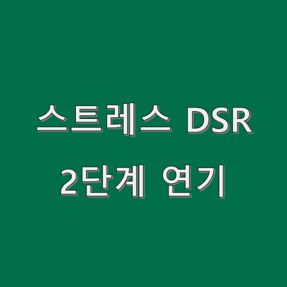 스트레스 DSR 2단계 시행 9월로 미뤄져