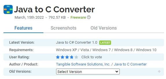Java to C Converter 무료 다운로드