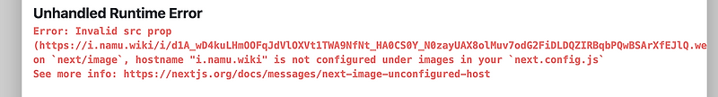 [Next] Image hostname Error