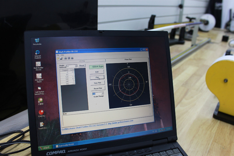 Shaft spine measuring machine