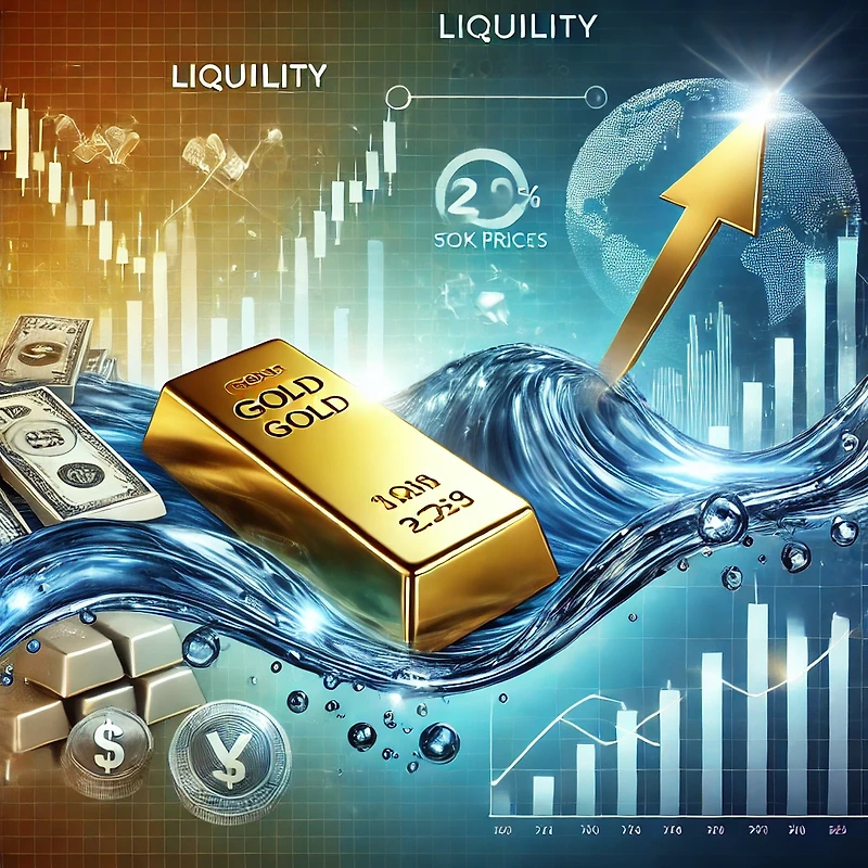 유동성이 많아지면 주식과 금 가격은 어떻게 될까? (What Happens to Stock and Gold Prices When ...
