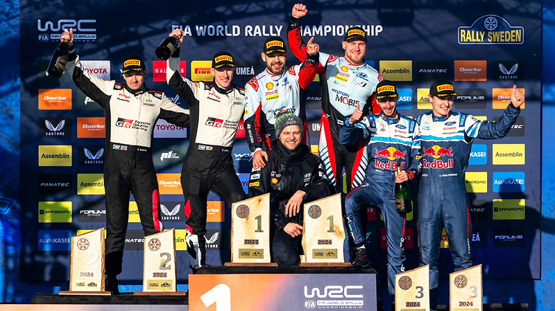 [2024 WRC 2R] 에세페카 라피, 스웨덴 랠리 우승 통해 통산 2승 달성