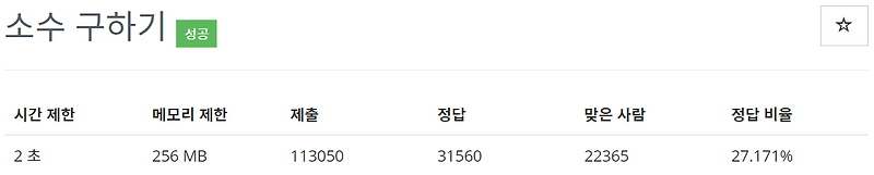 [백준(BOJ)] 1929번 : 소수 구하기 - PYTHON[파이썬]