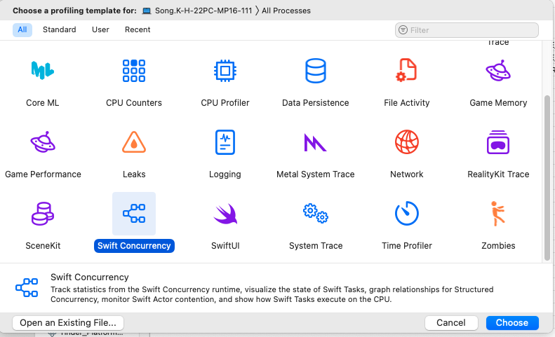 [Swift Concurrency] Optimize with Instruments