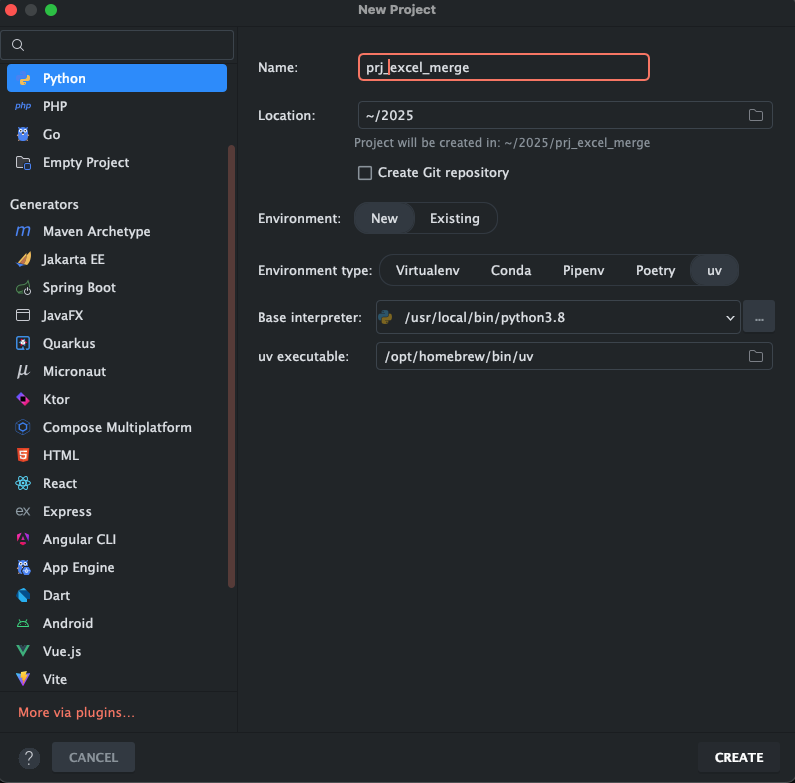 [Python] uv 프로젝트 생성