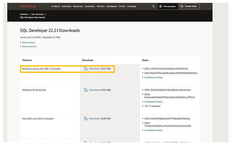sqlDeveloper 설치하기 | DB연결하기