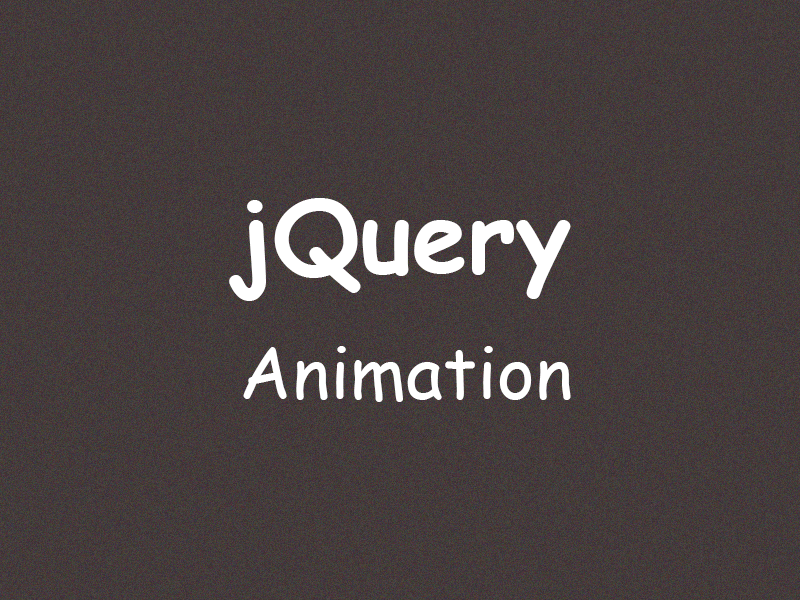 [jquery] Animation