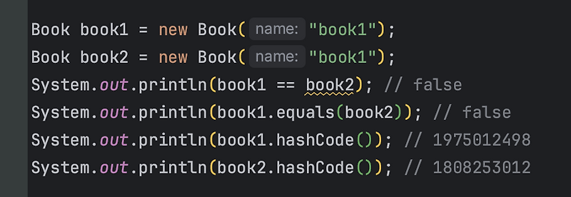 [Java] hashcode() (feat. equals())