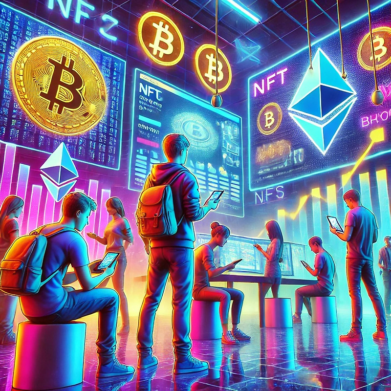 MZ세대의 암호화폐 관심 (NFT, 게임, 투자방법)