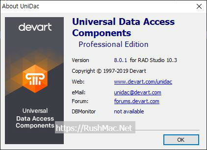 [devart unidac] oracle(오라클) 접속 방법