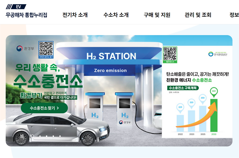 환경부 무공해차 통합누리집 (ev.or.kr/nportal)