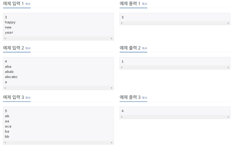 [백준] 1316번 그룹 단어 체커 | 파이썬 Python