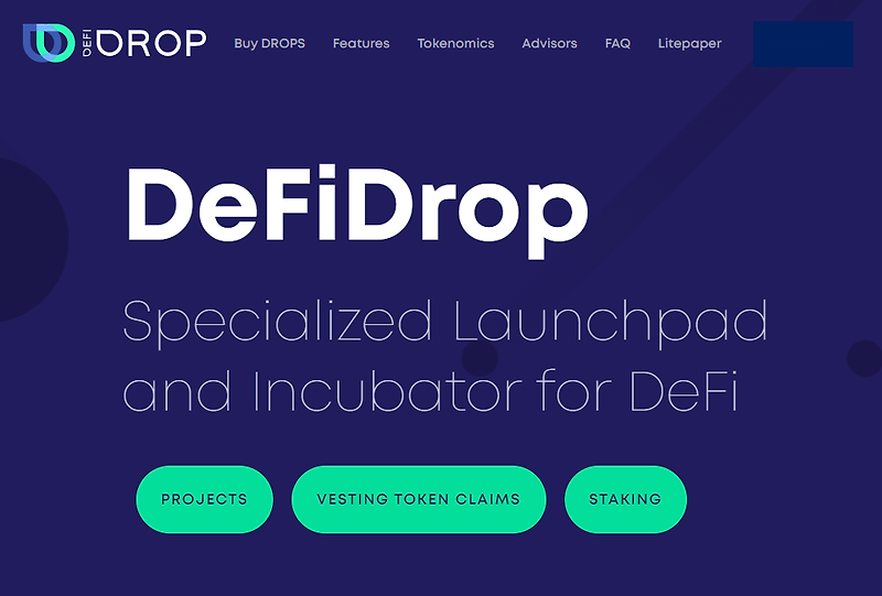 Defi Drop : 점수제 Launch pad 코인