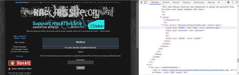 HackthisSite.org Basic 4번