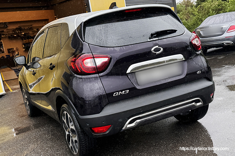 르노 QM3 1.5 DCI 엔진오일, 에어컨필터교환 - NORTH SEA WAVE POWER C4 5W-30