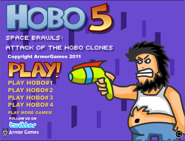 호보5 (Hobo 5 Space Brawl) - 노숙자의난 액션게임 :: 플래시플레이어