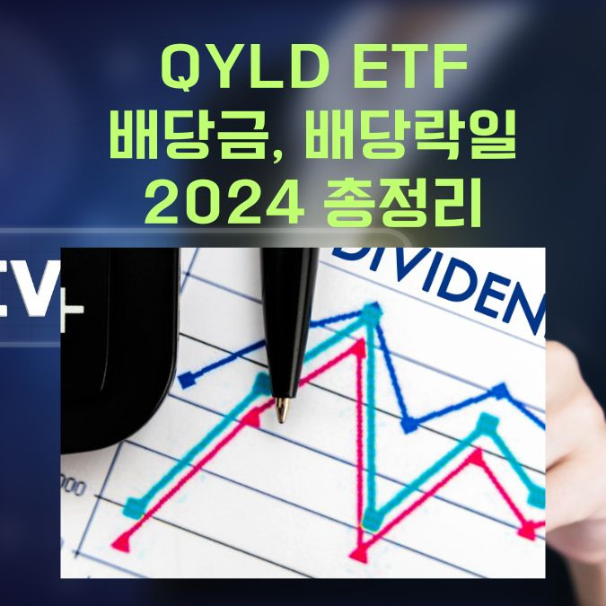 QYLD ETF 배당금, 배당락일, 배당지급일 /2024년 총정리
