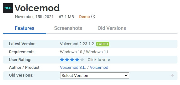 Voicemod 무료 다운로드