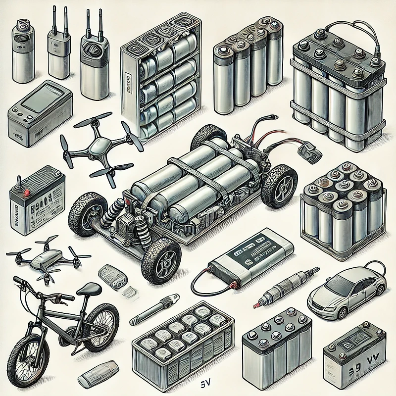 전기제품에 사용되는 배터리 정리 (전압, 용량, 전력, 장단점)