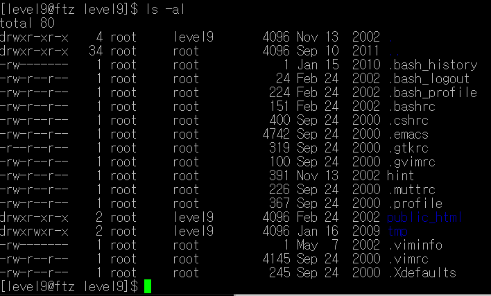 [HackerSchool_FTZ] Level 9