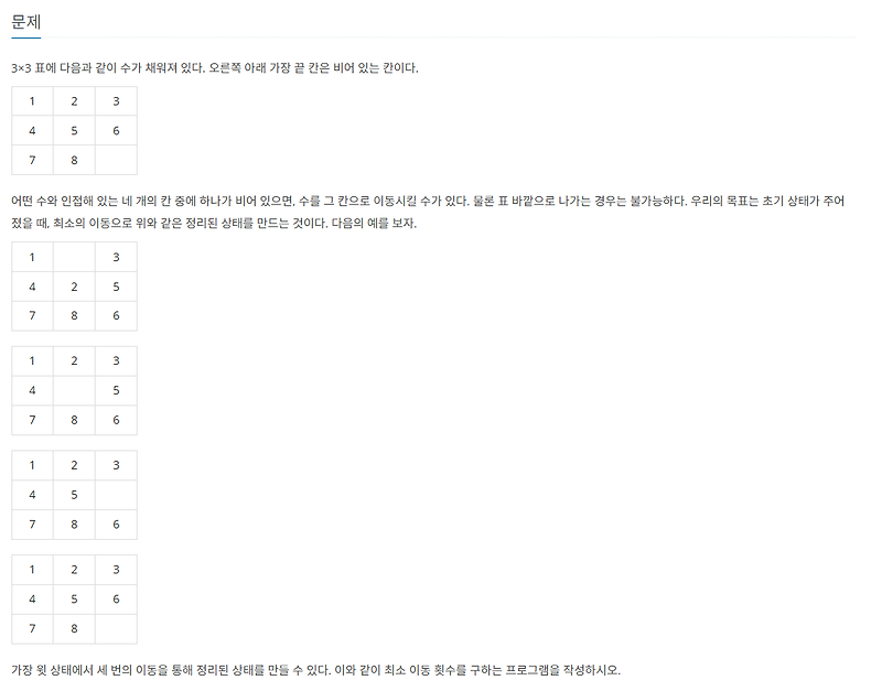 [BOJ] 퍼즐 (1525, G2)