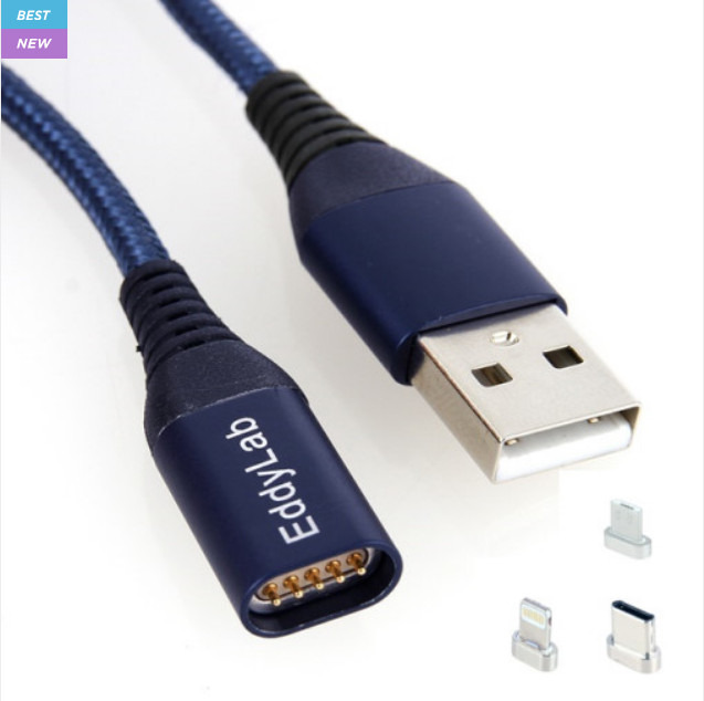 EddyLab 마그네틱 고속충전케이블 USB C타입 아이폰8핀 5핀 행사 :: Eddy Lab