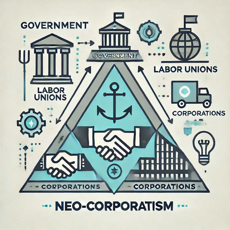 네오코퍼라티즘 (Neo-Corporatism): 현대 사회의 경제 및 정치적 조정 체계