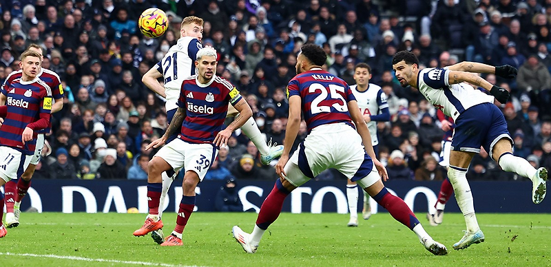 [해외축구/EPL] 토트넘 24/25 시즌 20R 뉴캐슬전 홈경기 1:2 패배 (승점 0점)