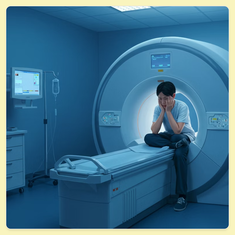 MRI 검사 중 폐쇄공포증 극복: 실용적인 3가지 팁