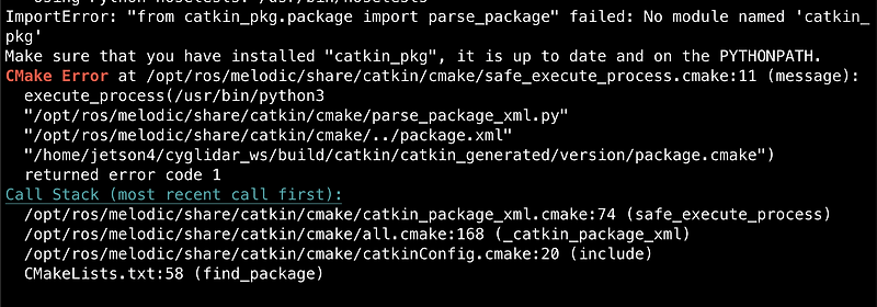 [ROS / Jetson Nano] cyglidar_d1 라이다센서 ROS에 설치 및 실행 — Slow & Steady(LiaLi)