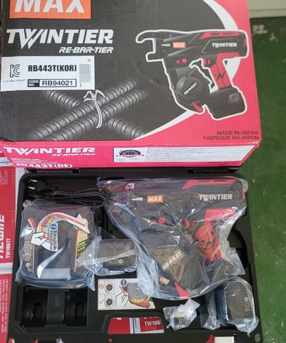 (전국 임대 판매, 신제품RB443T공장내 전시, 판매 중)자동 철근결속기RB441T, RB611T, 코일(결속선 Tiewire ...