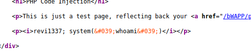 [bWAPP] PHP Code Injection — R3VI1E37