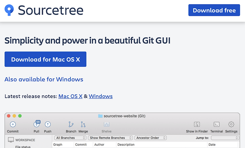 git GUI 소스트리 (SourceTree) 설치 및 환경설정 - mac, GitHub, token 사용, git 프로젝트 설정