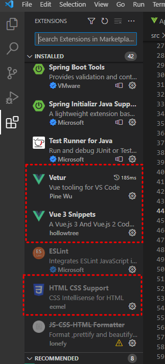 [Vue] Visual Studio Code 에서 첫 환경설정 & 기본세팅 (window)