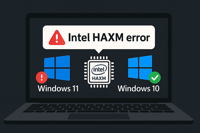 인텔 haxm 설치 "the system requirements are not satisfied"