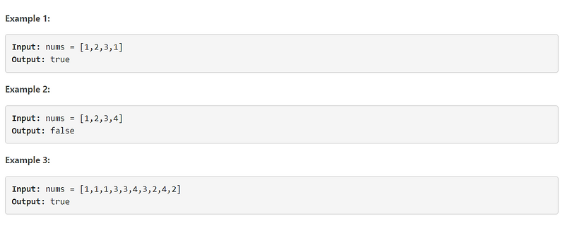 Kotlin Array에 반복되는 아이템 삭제하기 Arraylist Distinct Leetcode Contains Duplicate 풀이 과정