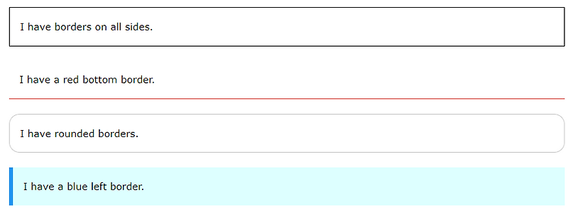 CSS 테두리(CSS borders)