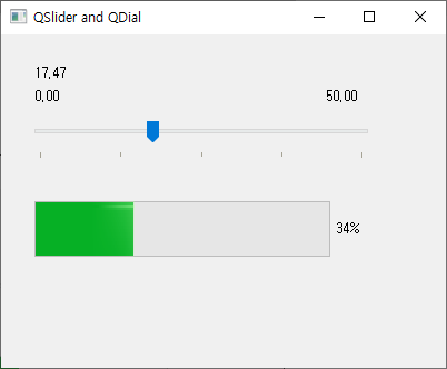 [PyQt5] QSlider and QProgressbar :: CtrlMan