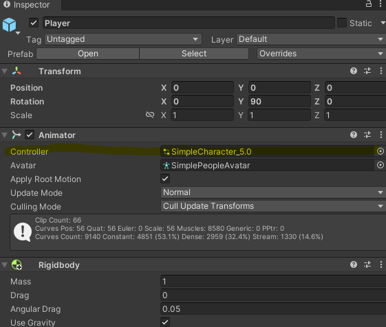 Unity 강의 5일차 (3) - 캐릭터 애니메이션