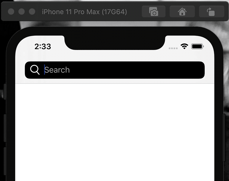 [iOS/UI] 서치바 커스텀하기 (Custom UISearchBar)