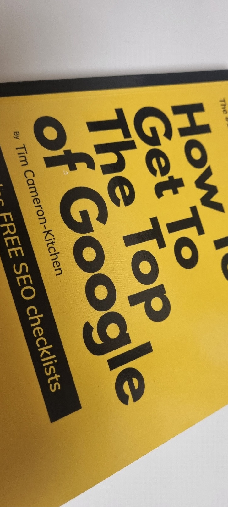 블로그 상위 노출을 위한 SEO 전략: Tim Cameron-Kitchen의 "How to Get to the Top of ...