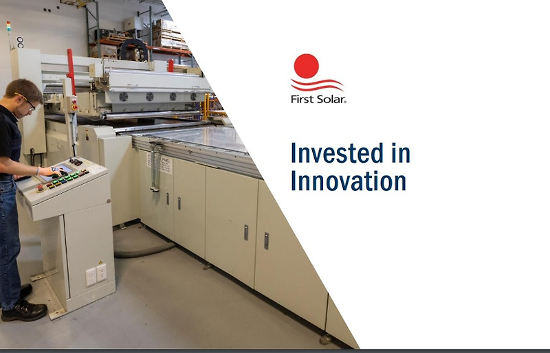 solar energy company first solar. Company's First Analyst Day Review