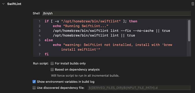 [swift] Code Convention