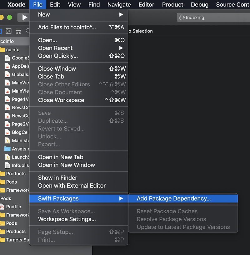 리안의 삽질방 :: [iOS] Xcode 11 Swift Package Manager