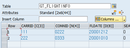 [ABAP] Internal Table (INSERT, READ, MODIFY, DELETE, LOOP AT)