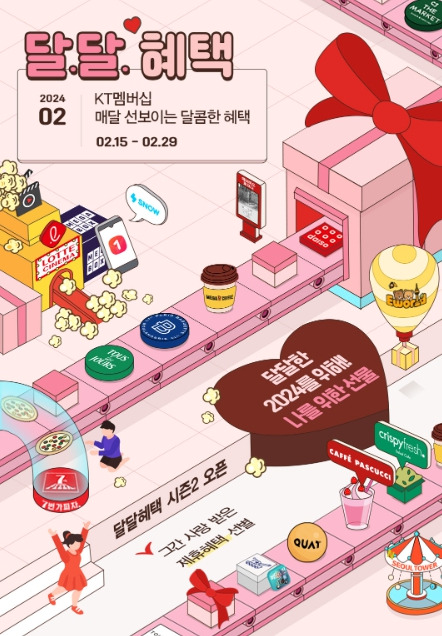 Kt 달달 혜택 2월 놓치지말고 꼭 쓰기