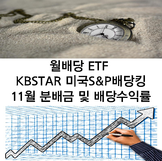 월배당 ETF KBSTAR 미국S&P배당킹 11월 배당금 및 분석 요약