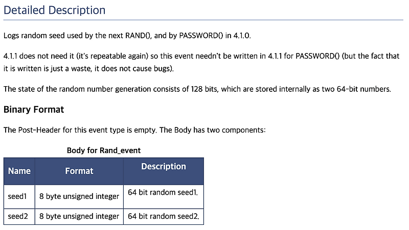 [OSSCA] python-mysql-replication - RandEvent 구현하기
