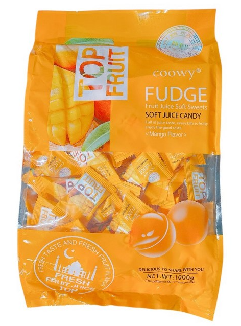 [과자] 베트남 탑젤리 탑프루트 COOWY 딸기 + 청포도 + 망고 320g