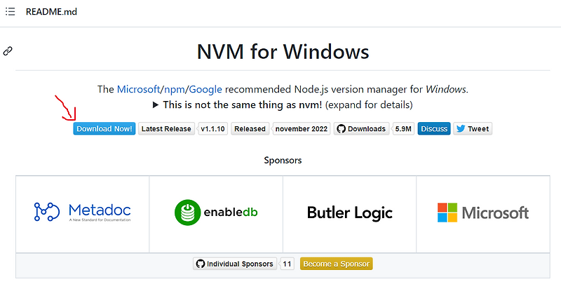 NVM 설치하기 쉬운 설명+사진 for Windows / NVM 사용 이유 / Node.js NVM 사용법